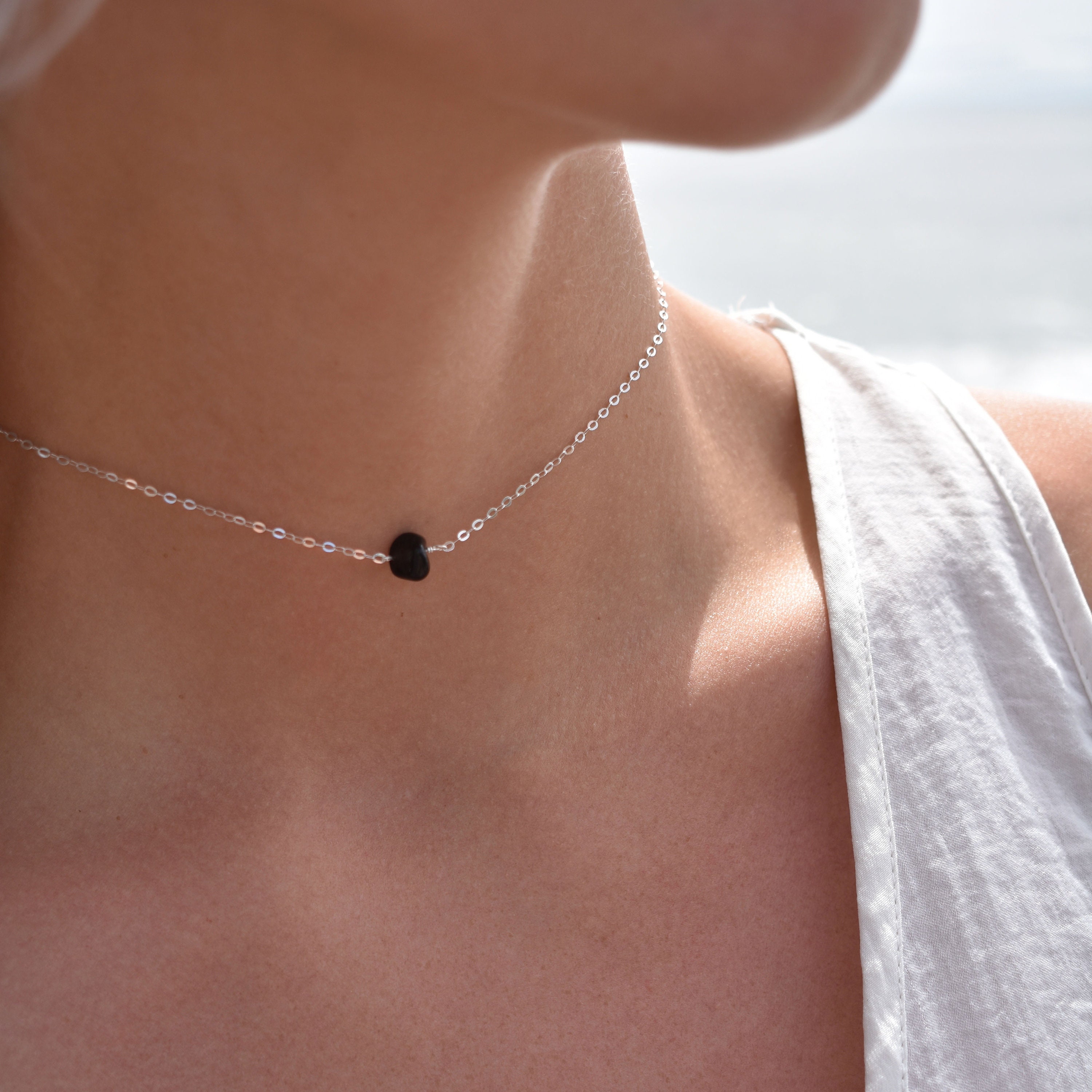 Obsidian Necklace Stones for Truth Protection Stress and | Etsy