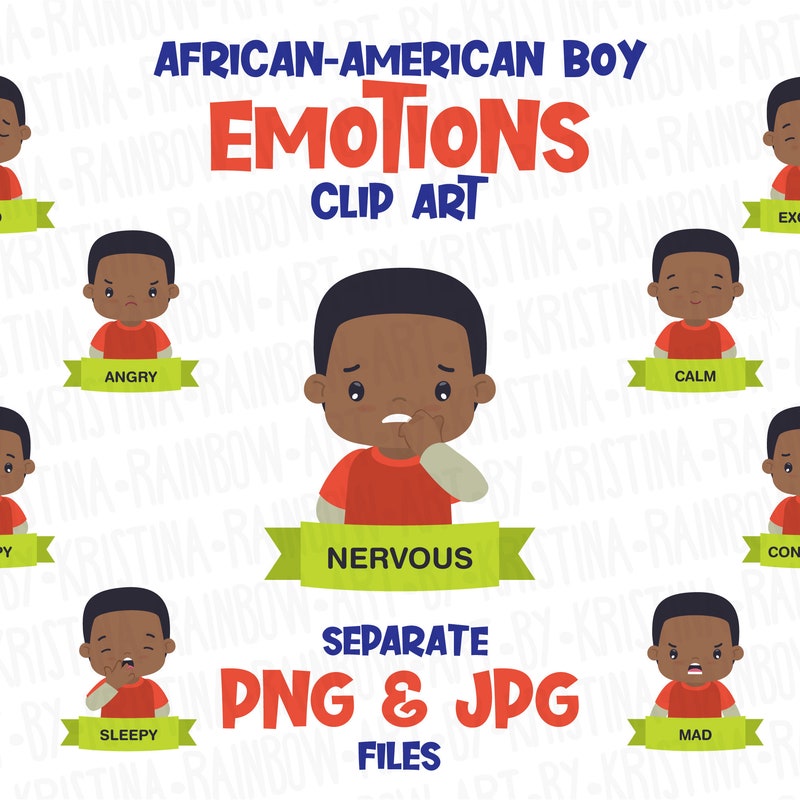 Emotions Clip Art - Etsy