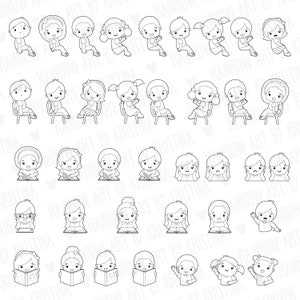 20% OFF MEGA COLLECTION All in One Digital Stamp School Children, 100 ...