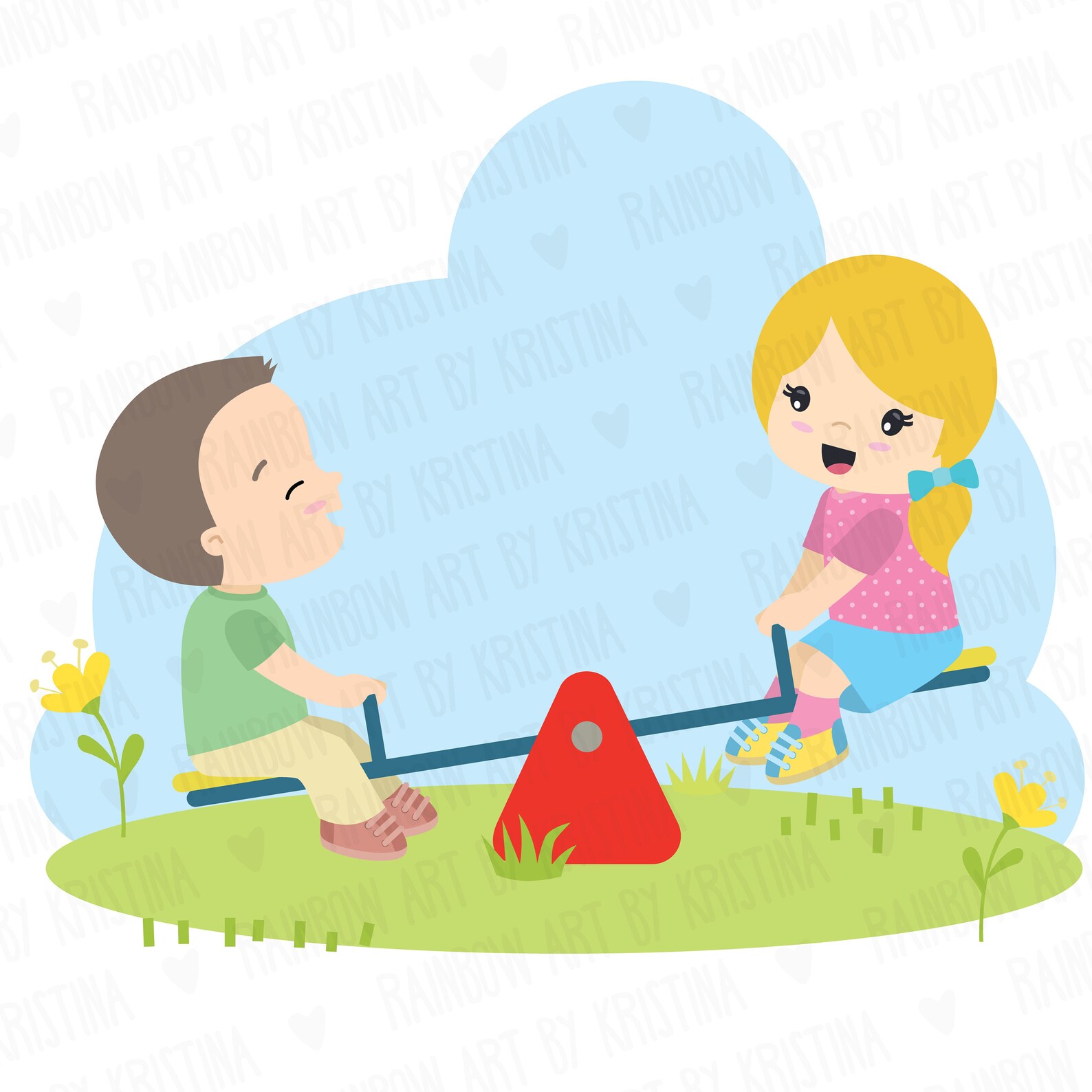 Children at the Playground Activities Clip Art, Kids Playing Clipart ...
