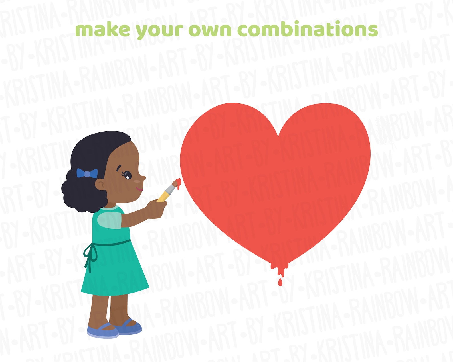 Multi Ethnic Children Making Art Clip Art, Learning Illustration ...