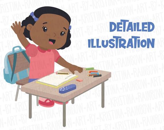 School Desk Clip Art