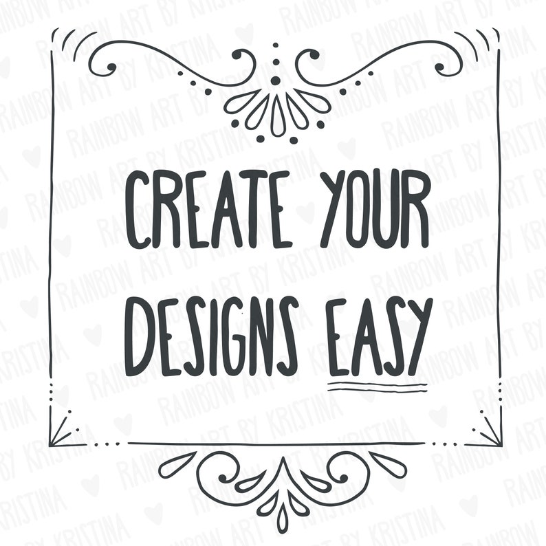 Hand Drawn Digital Stamp Design Elements Journal Doodles - Etsy UK