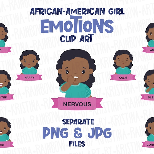 Emotions Clip Art - Etsy