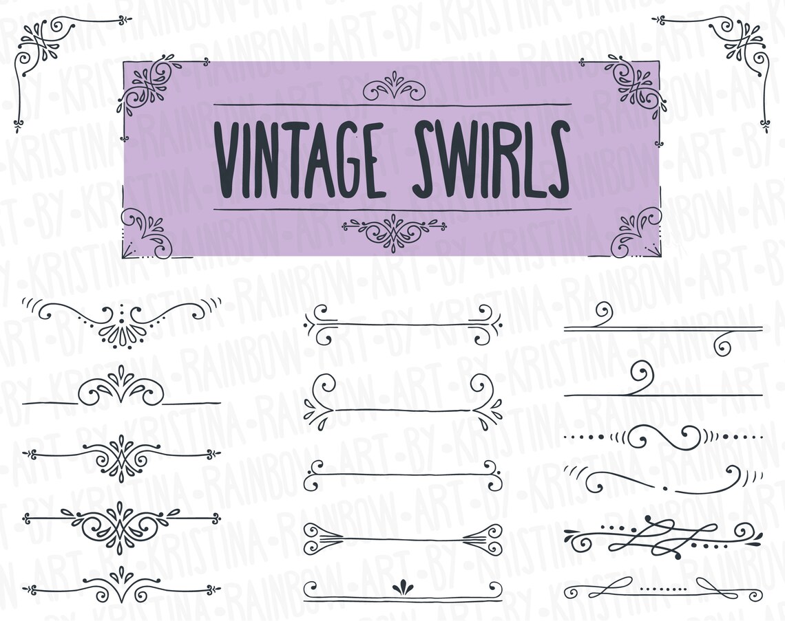 100 Hand Drawn Digital Stamp Design Elements Journal Doodles - Etsy