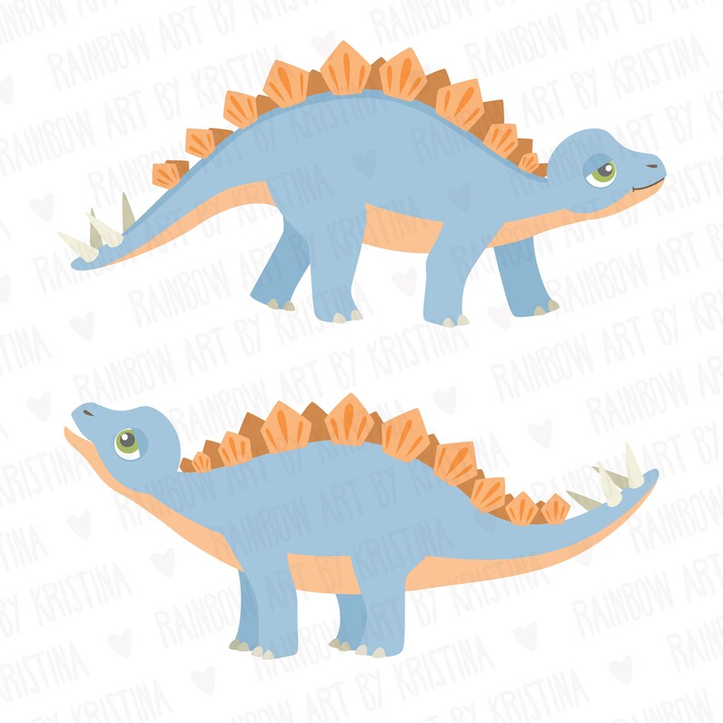 Cute Little Pastel Color Dinosaurs Design Set/baby Dino | Etsy