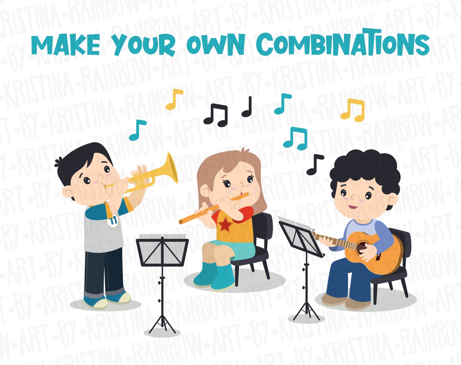 Children Playing Music Activities Clip Art, School Band, Music ...