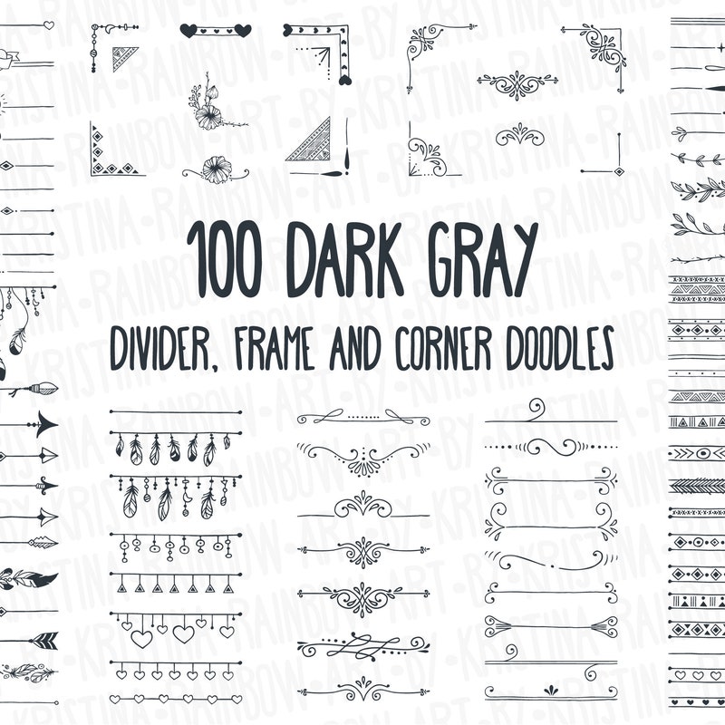 Doodle Dividers - Etsy