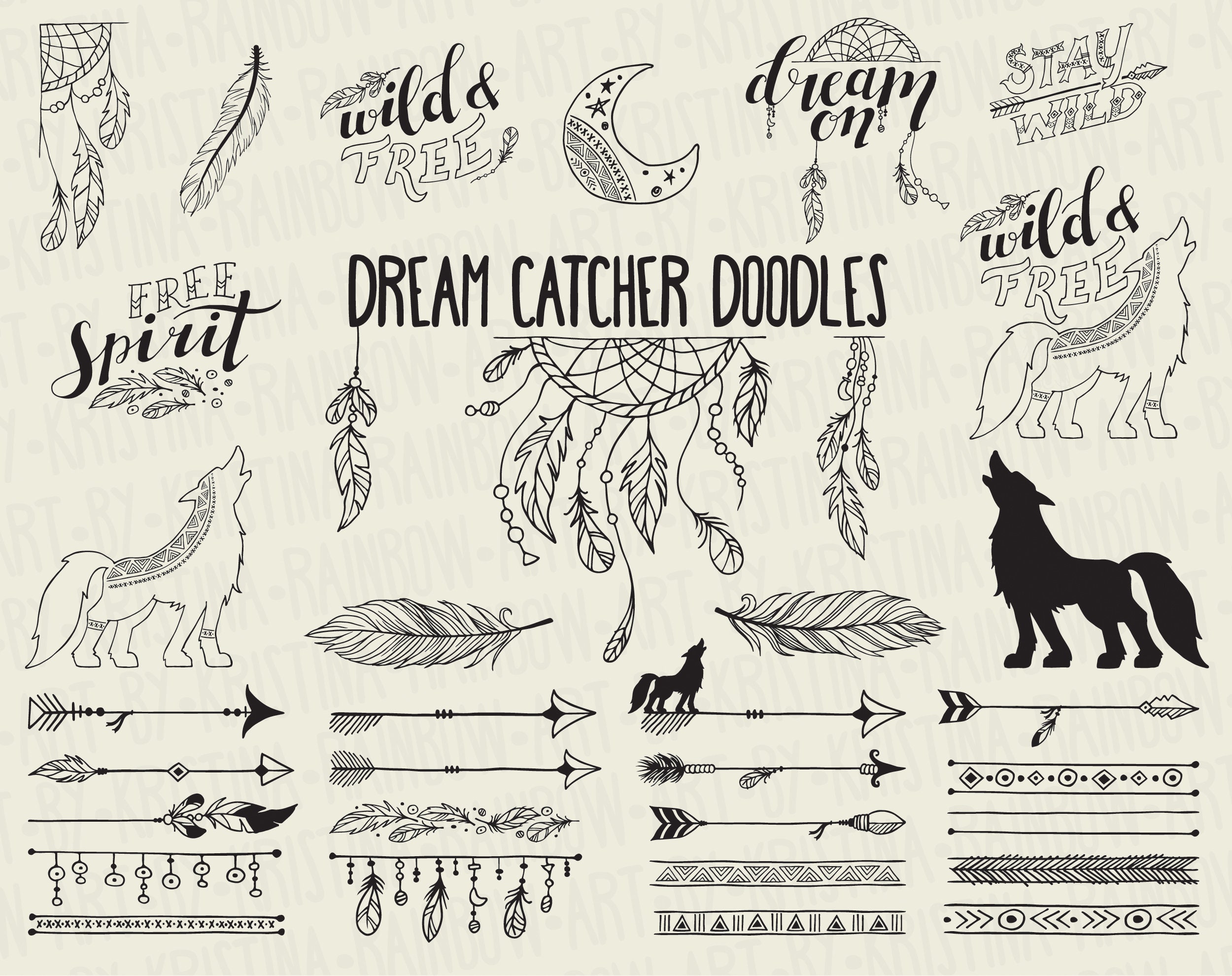 Native American Frames Clip Art