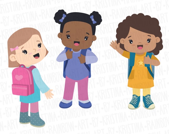 Free Clip Art School Kids