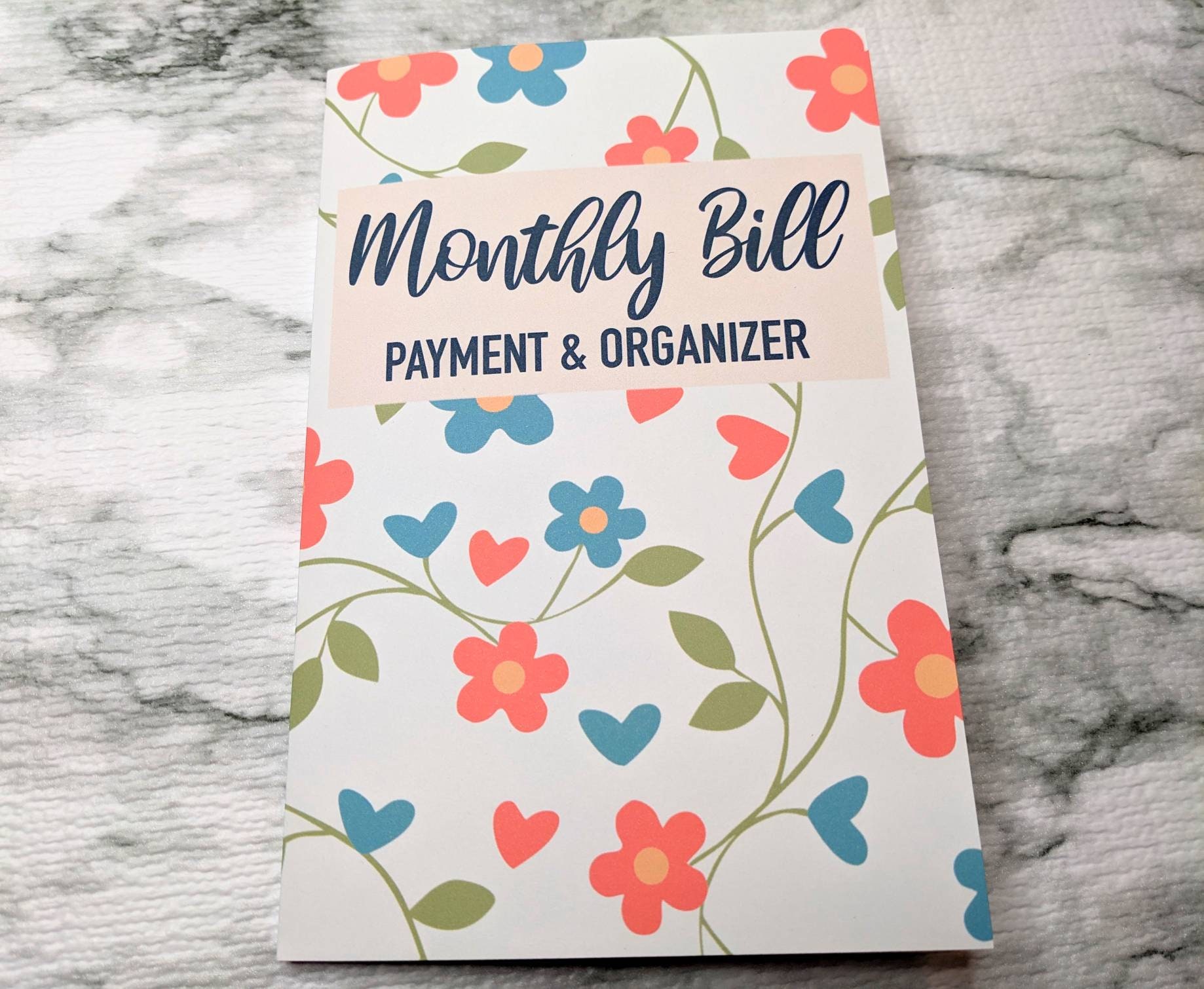 Monthly Bill and Expense Organizer, Logbook for Bills, Payment Journal ...