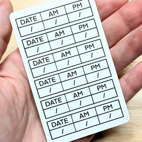 Blood Pressure Wallet Cards - Etsy