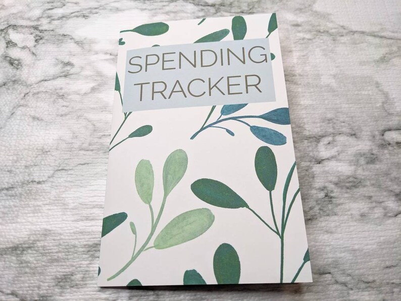 Spending Tracker Booklet for Logging Expenses, Plant Stationary Logbook ...