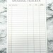 Wire Bound Spending Tracker Booklet for Logging Expenses, Vintage ...