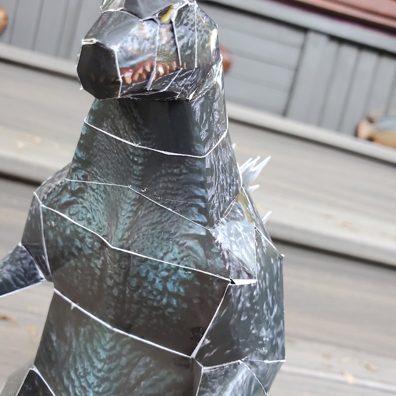 Godzilla 2002 "kiryugoji" DIY Papercraft - Etsy