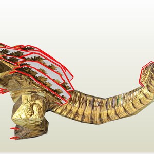 Shin Godzilla Maquette Version Papercraft - Etsy
