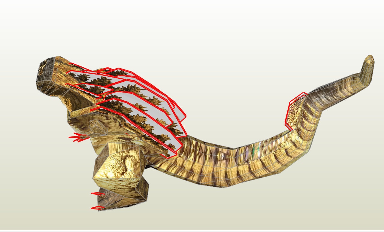 Shin Godzilla Maquette Version Papercraft - Etsy