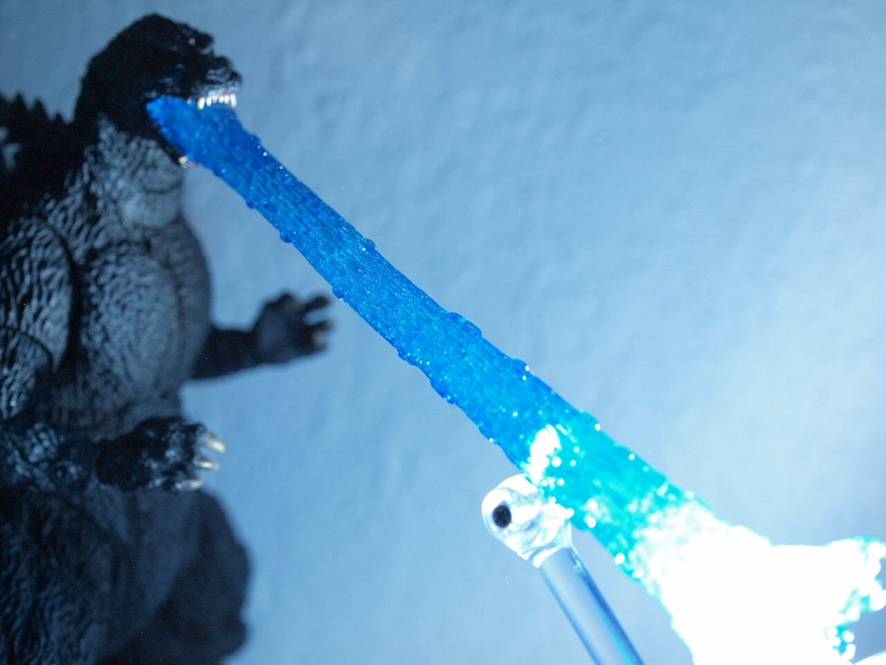 S.H. Monsterarts Godzilla 1995 Custom Blue Atomic Breath - Etsy