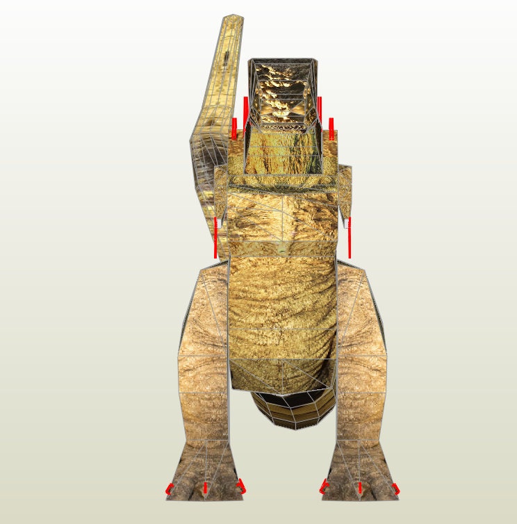 Shin Godzilla Maquette Version Papercraft - Etsy Finland