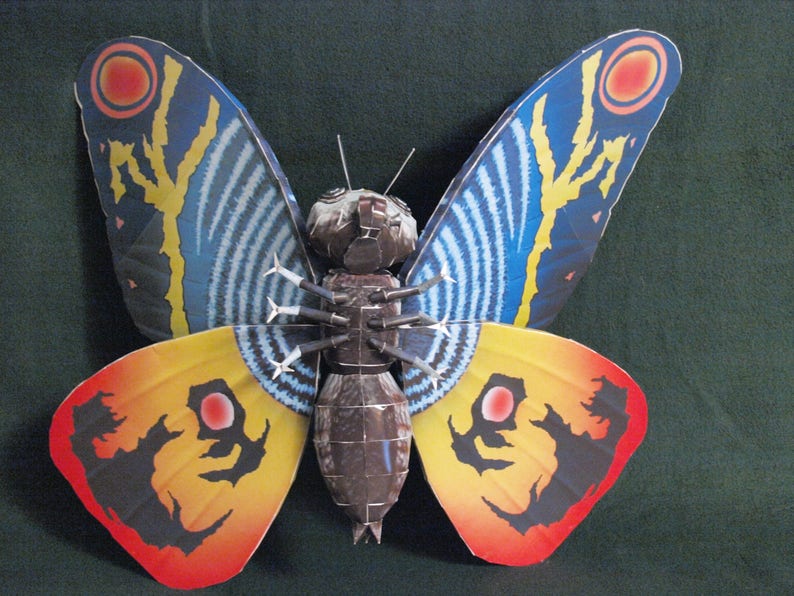 Mothra Papercraft DIY - Etsy