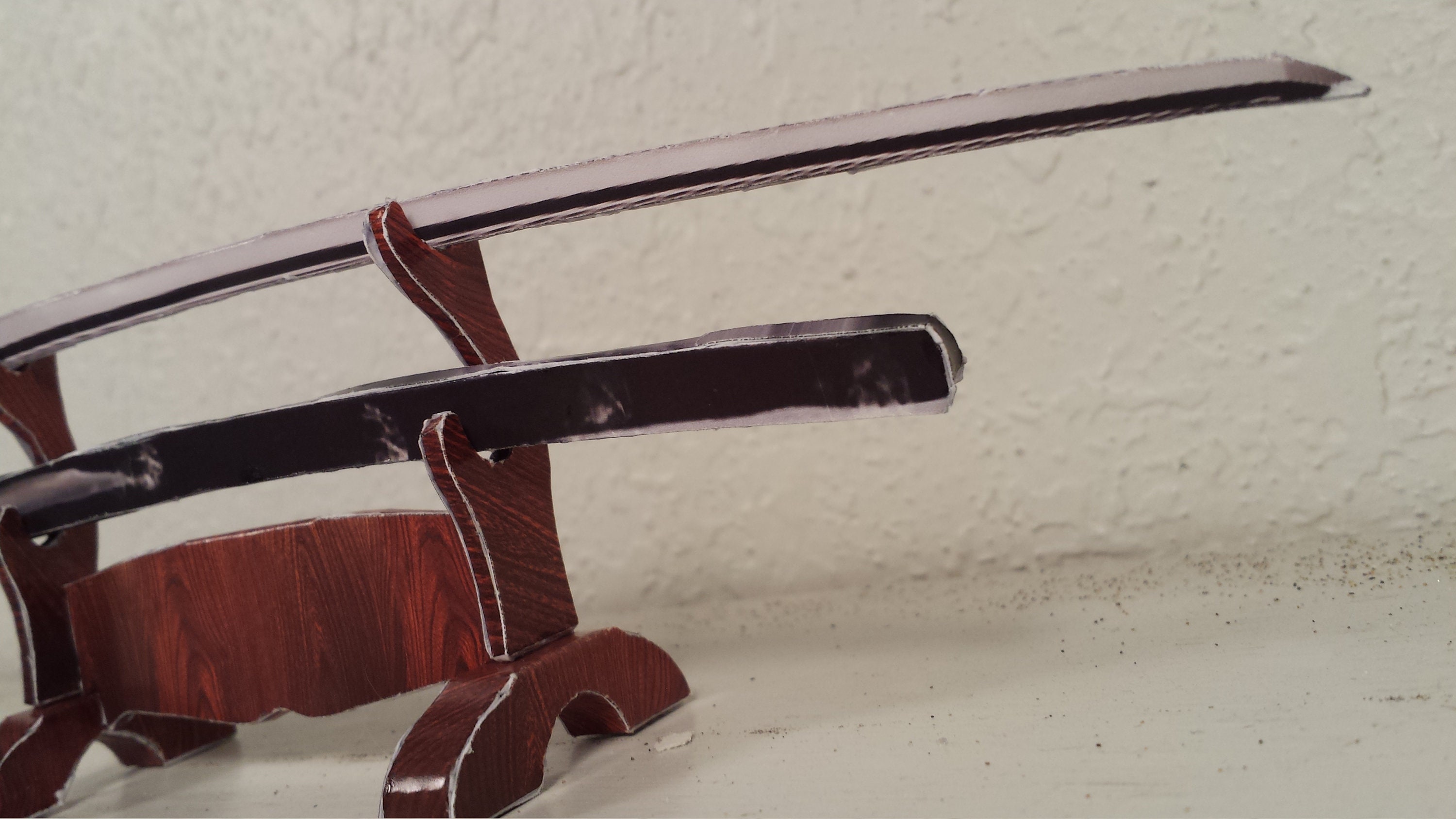 Papercraft Katana DIY Black Dragon Amethyst Katana - Etsy Australia