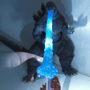 S.H. Monsterarts Godzilla 1995 Custom Blue Atomic Breath - Etsy