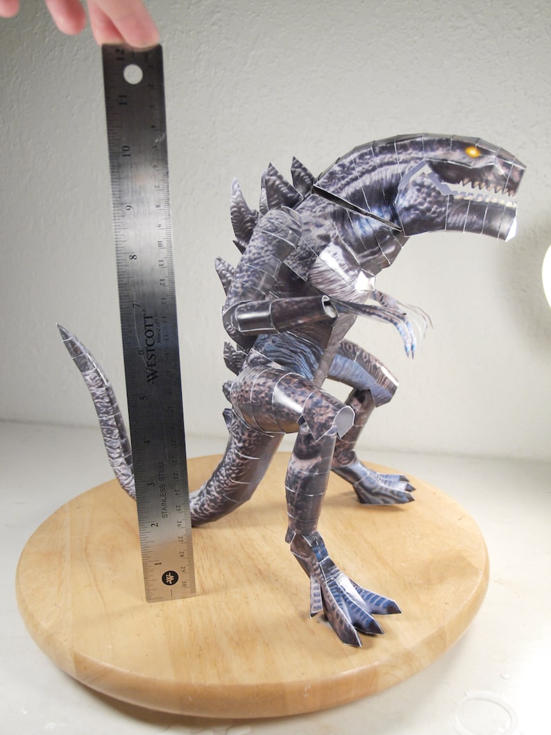Godzilla 1998 Poseable Papercraft - Etsy Sweden