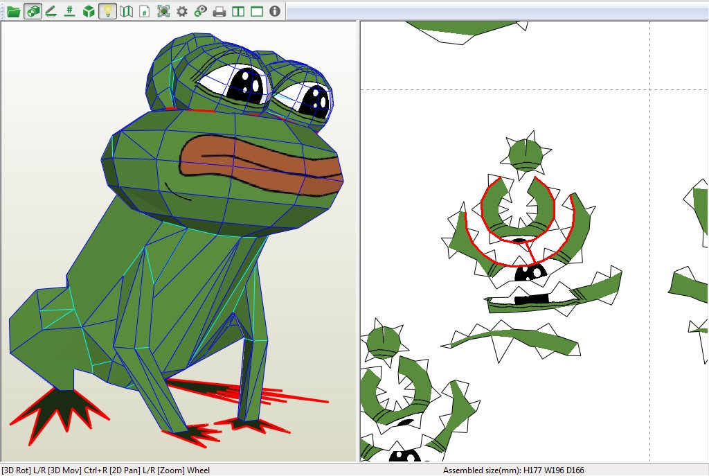 Pepe the Frog DIY Paper Model - Etsy España