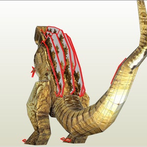 Shin Godzilla Maquette Version Papercraft - Etsy