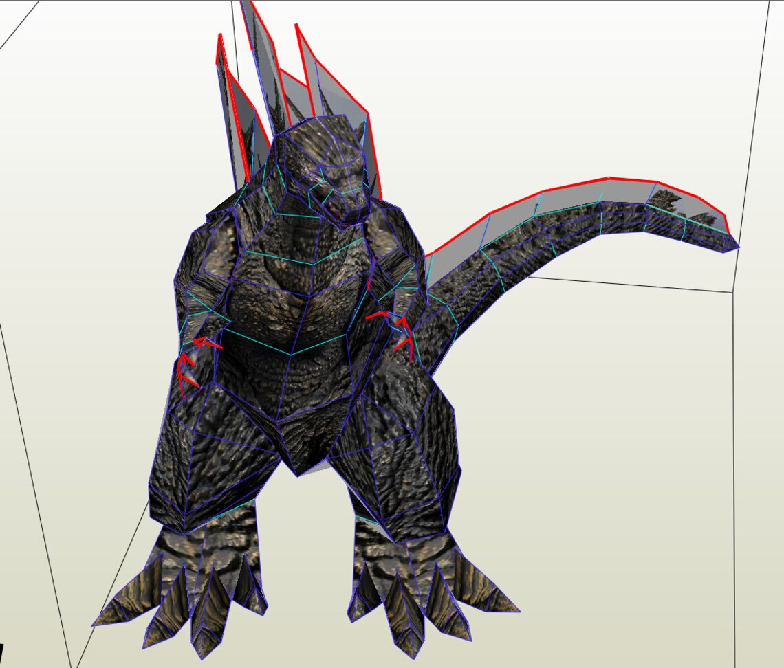 Godzilla 2023 DIY Papercraft Model - Etsy
