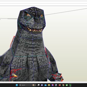 Godzilla 1985 DIY Papercraft Model - Etsy