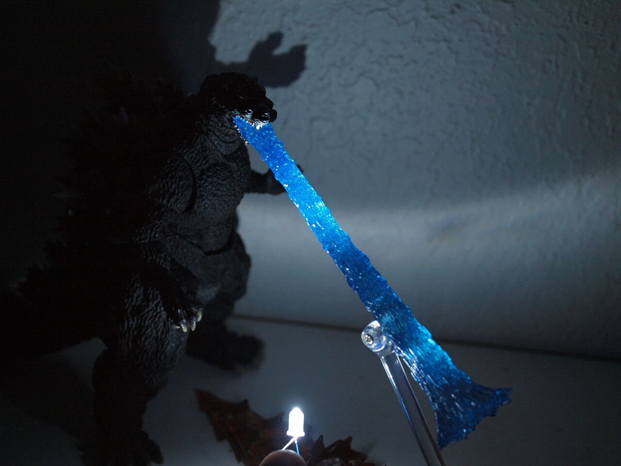 S.H. Monsterarts Godzilla 1995 Custom Blue Atomic Breath - Etsy