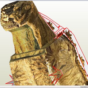 Shin Godzilla Maquette Version Papercraft - Etsy