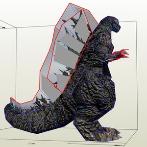 Godzilla 2023 DIY Papercraft Model - Etsy Canada