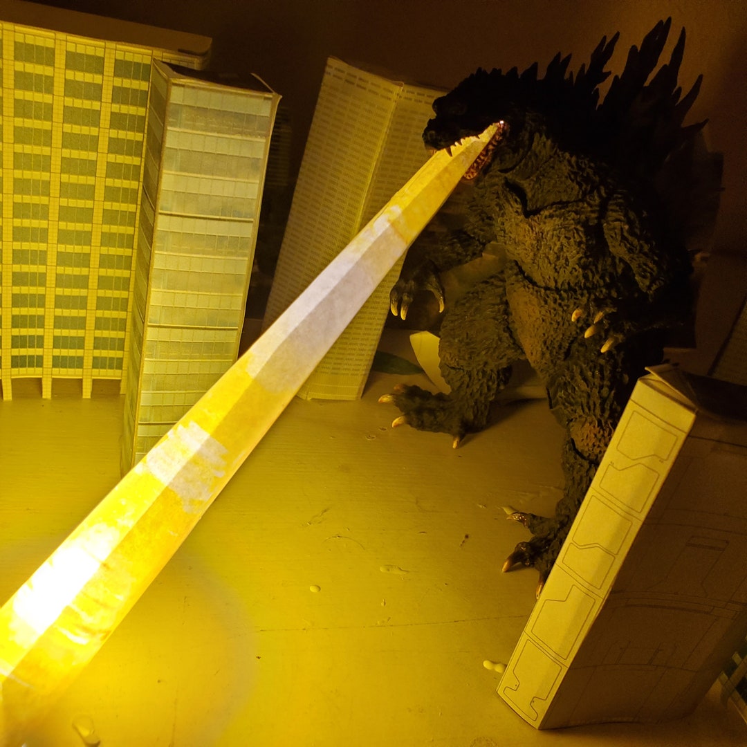 Godzilla DIY Atomic Breath Paper Wrap Yellow - Etsy