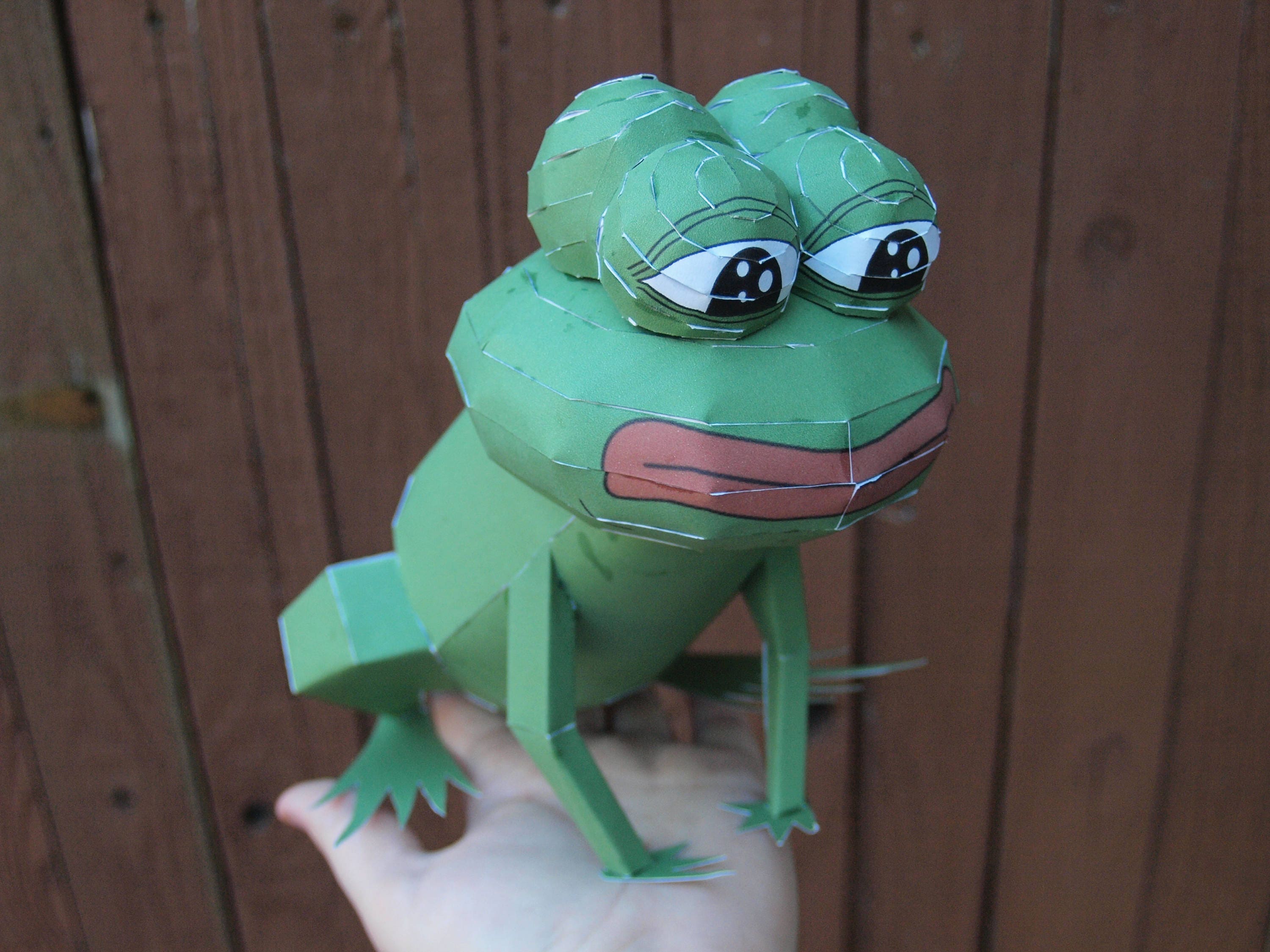 Pepe the Frog DIY Paper Model - Etsy