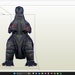 Godzilla 1985 DIY Papercraft Model - Etsy