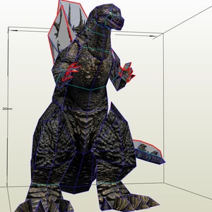 Godzilla 2023 DIY Papercraft Model - Etsy