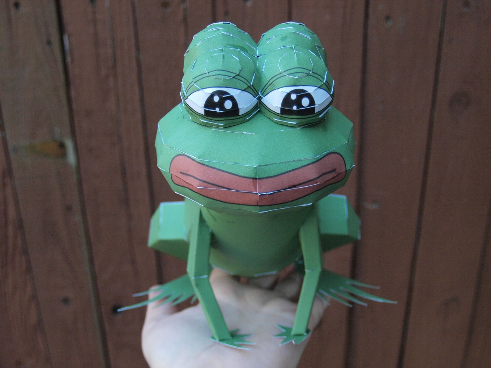 Pepe the Frog DIY Paper Model - Etsy