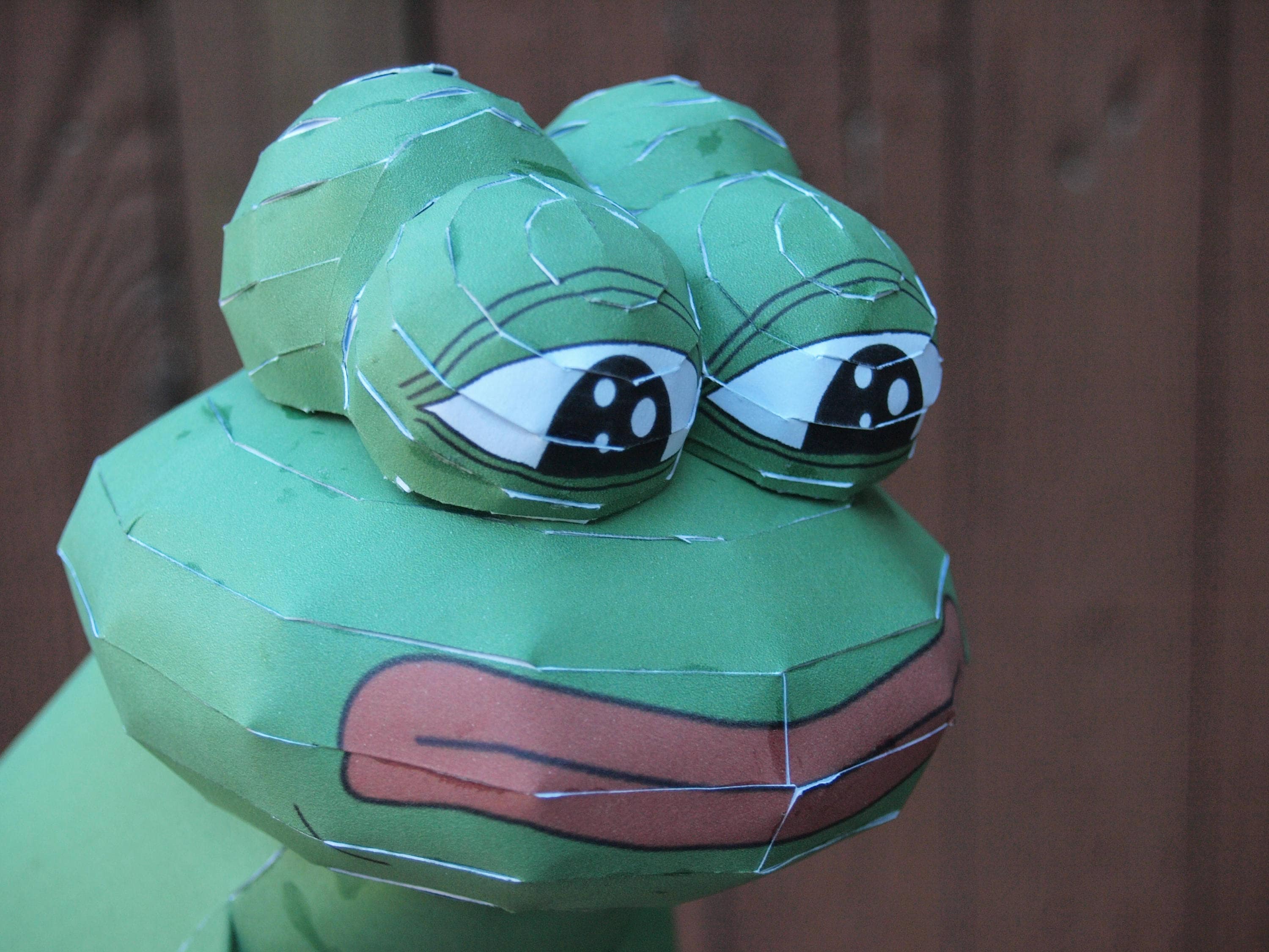 Pepe the Frog DIY Paper Model - Etsy