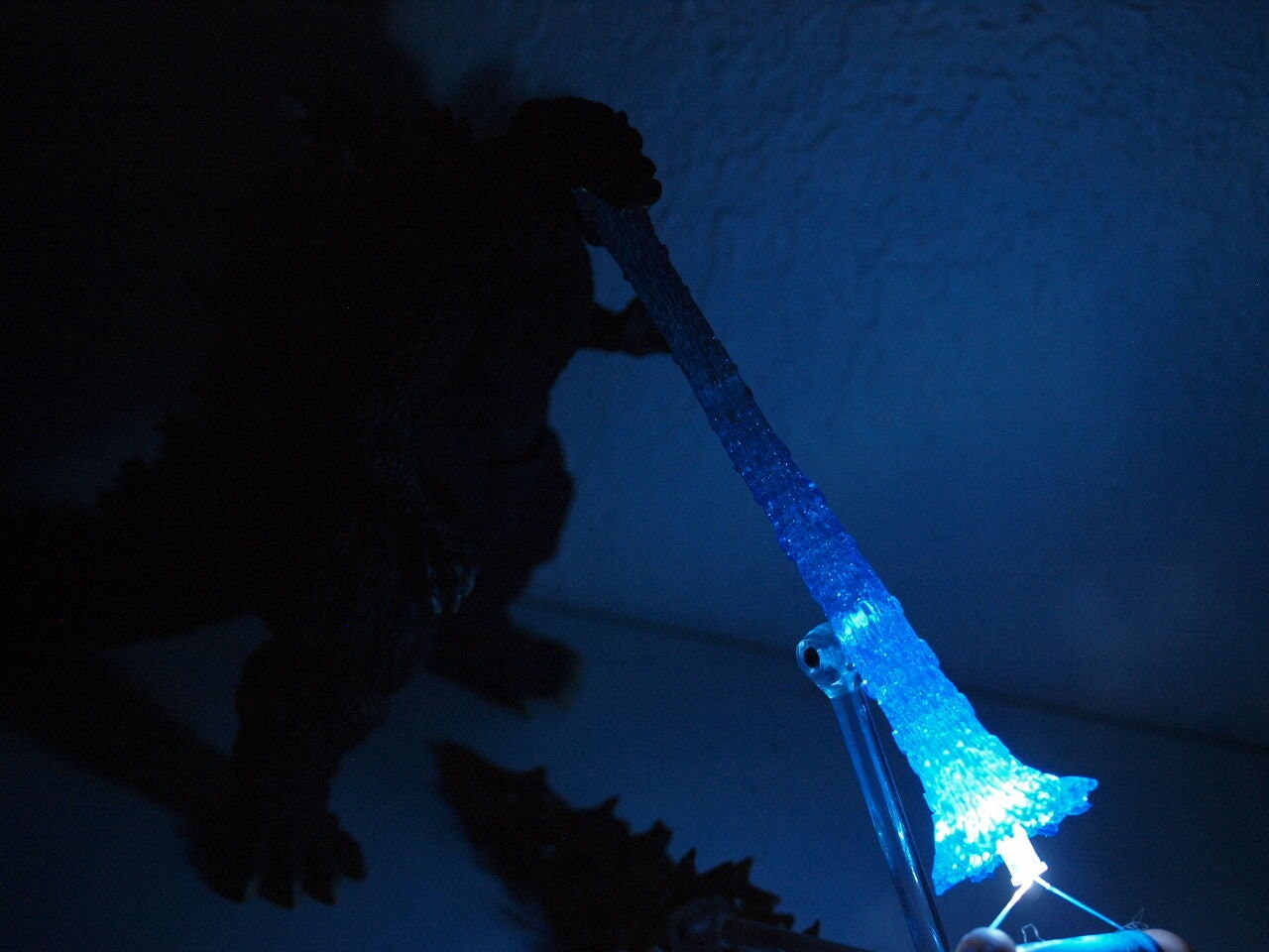 S.H. Monsterarts Godzilla 1995 Custom Blue Atomic Breath - Etsy