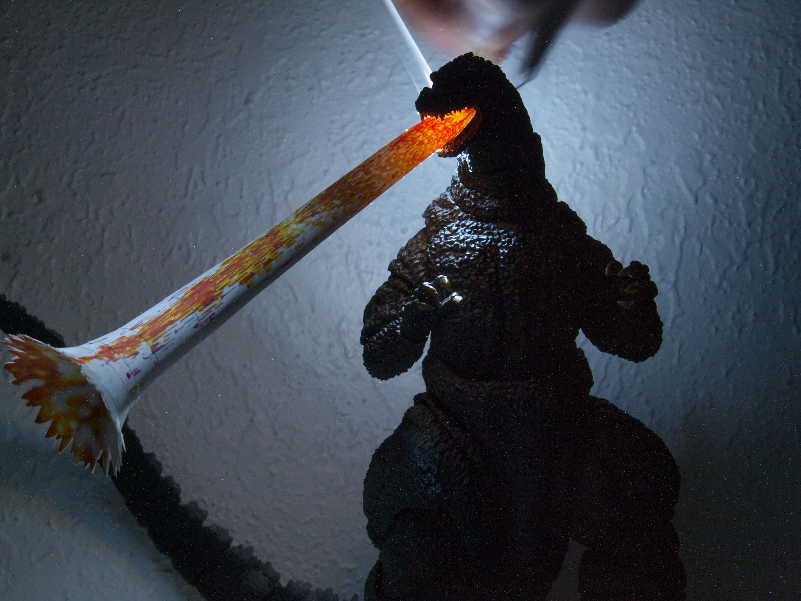 Papercraft Godzilla Atomic Breath Effect Part red Super Easy - Etsy