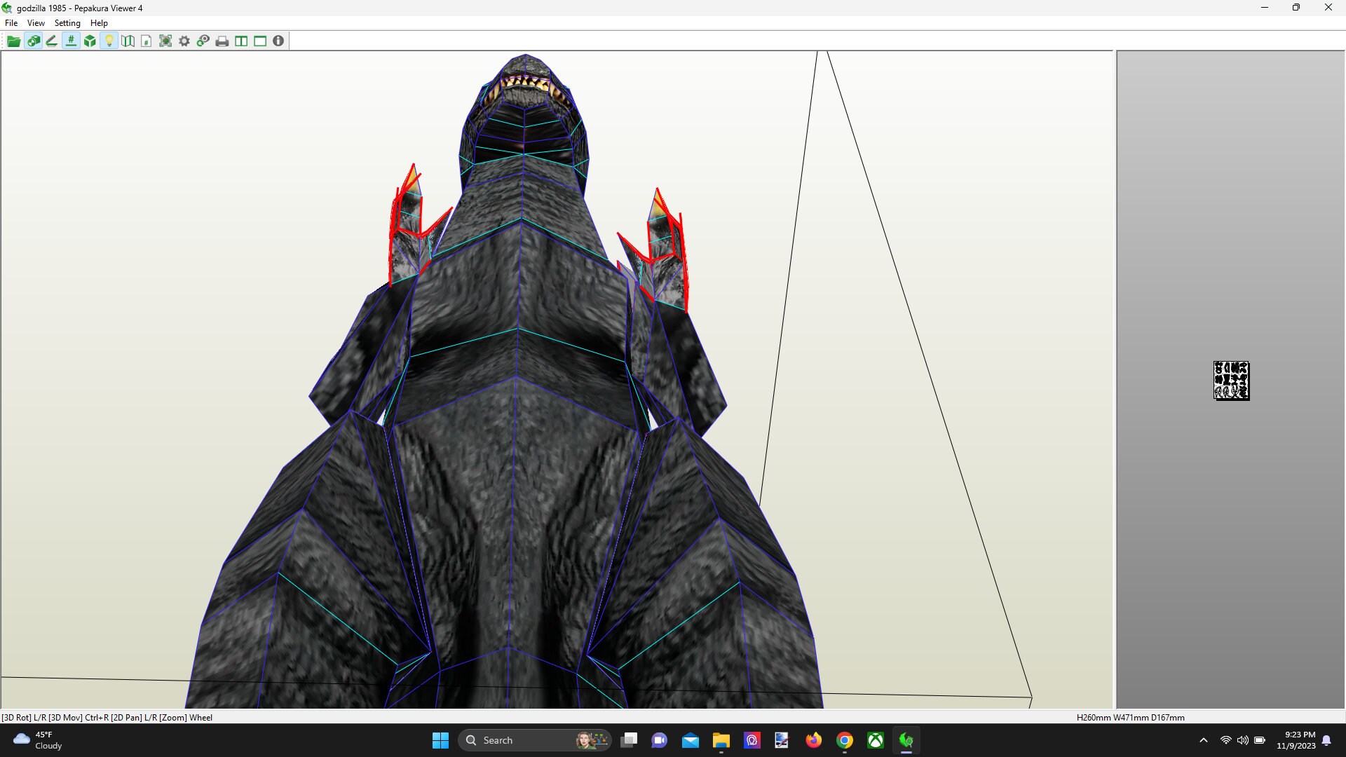 Godzilla 1985 DIY Papercraft Model - Etsy