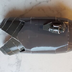 Super X2 DIY Papercraft Gunship Model With Opening Fire Mirror! - Etsy