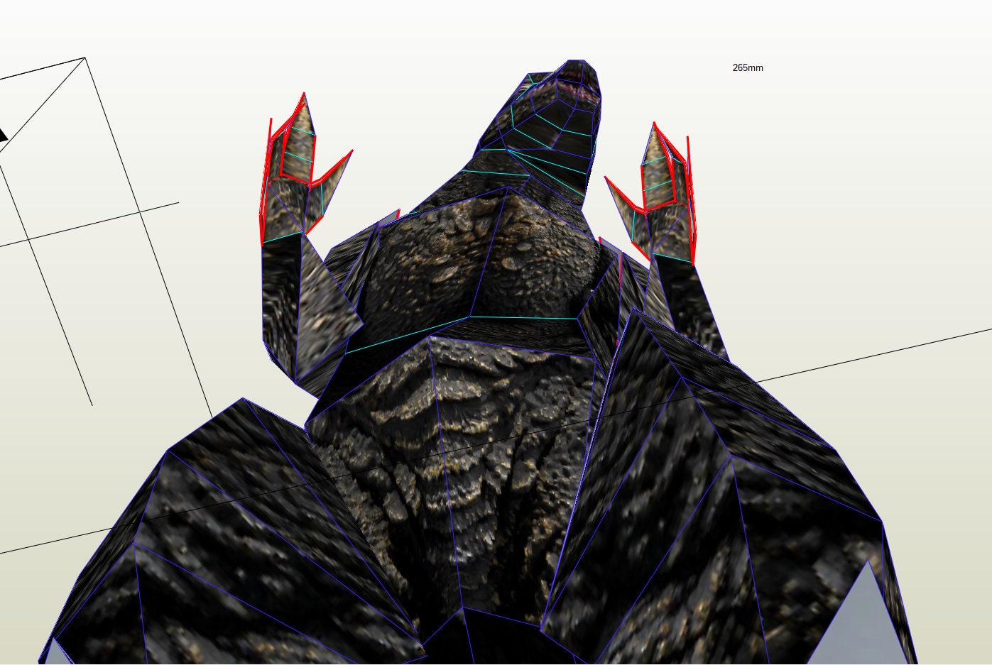 Modelo de manualidades en papel DIY Godzilla 2023 - Etsy México