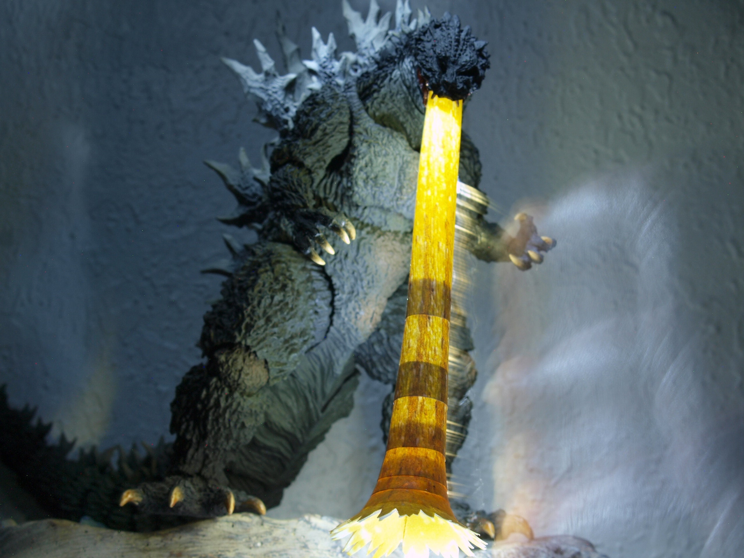 Papercraft Godzilla Atomic Breath Effect Part gold/yellow - Etsy Ireland