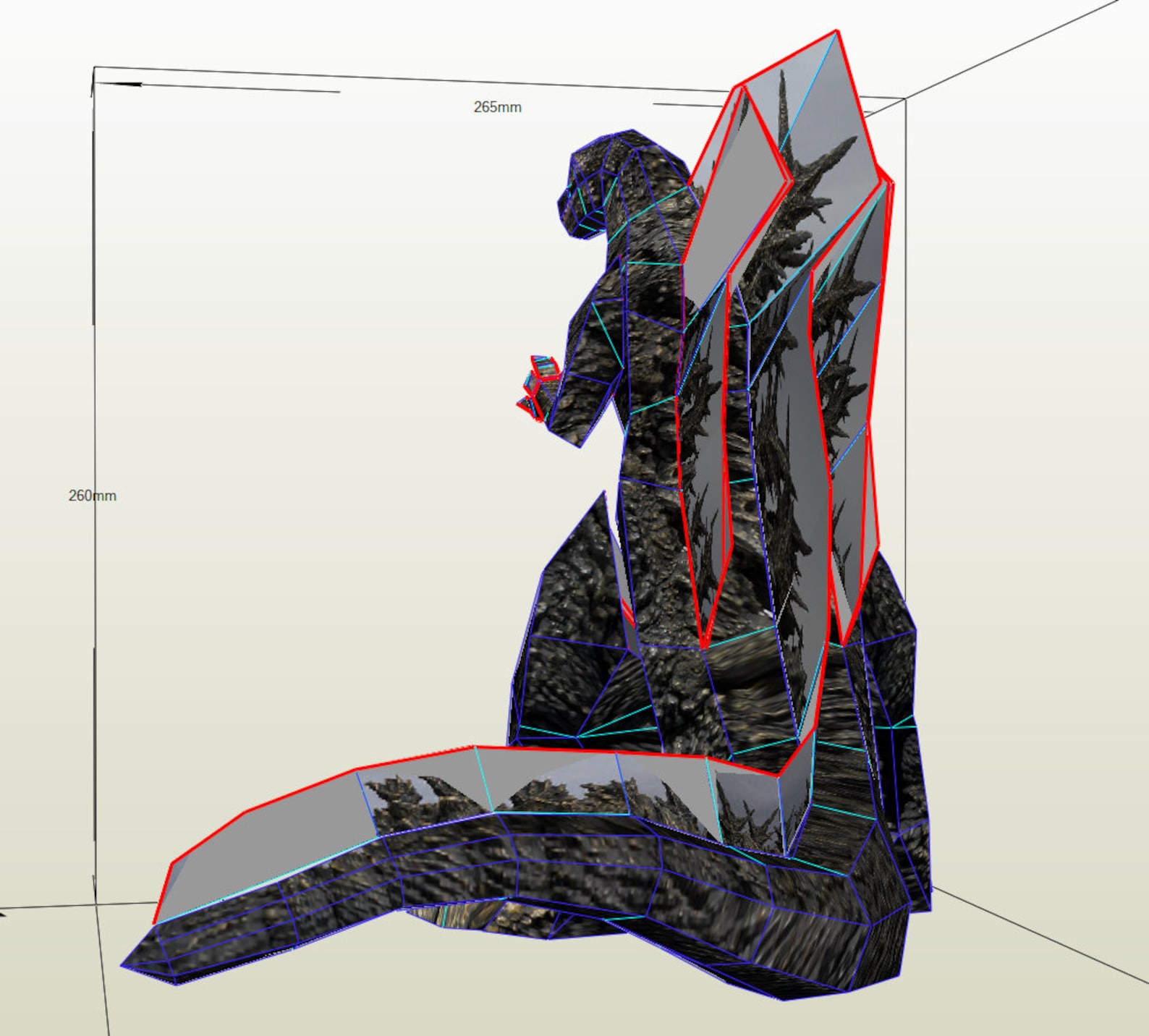Godzilla 2023 DIY Papercraft Model - Etsy