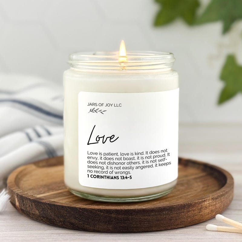 1 Corinthians 13 Candle - Etsy