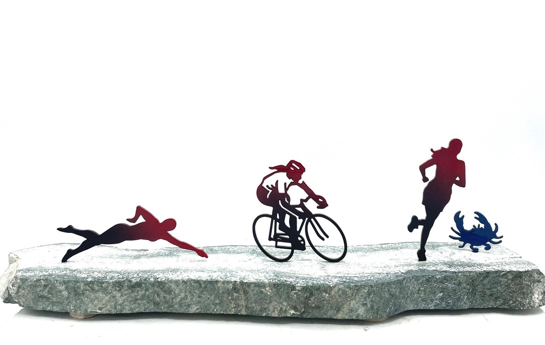 Nothing Says TRIATHLETE Like Stone and Steel. Ironman Gift, Triathlete ...