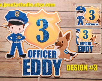 Police topper | Etsy